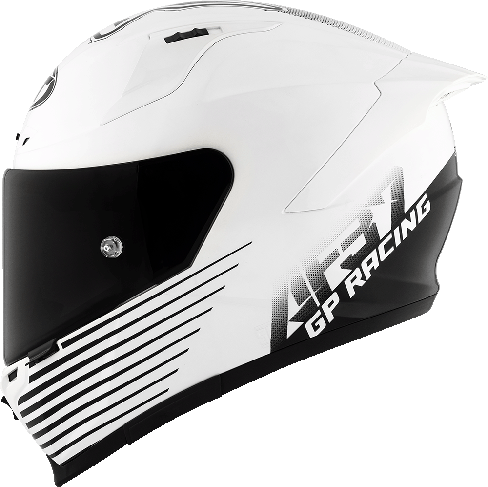 KYT Striker AF37 Livery White Black