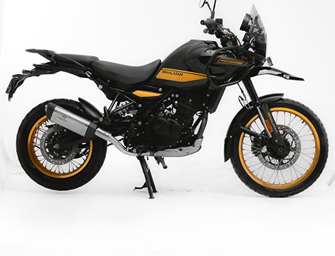 Vertex Pro Header Pipes - Black | RE HIMALAYAN & SCRAM 452