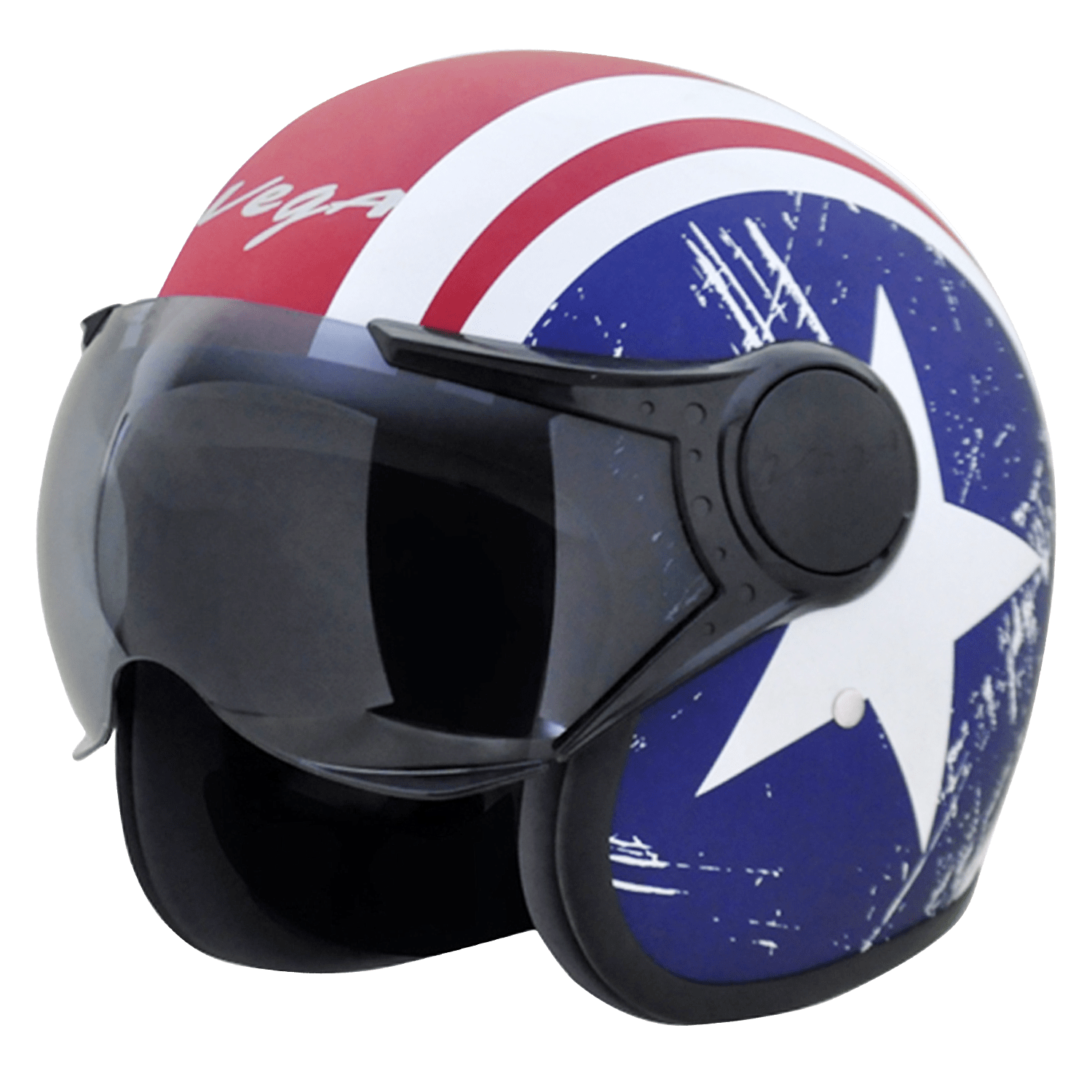 Vega JET Captain W/Visor Helmet