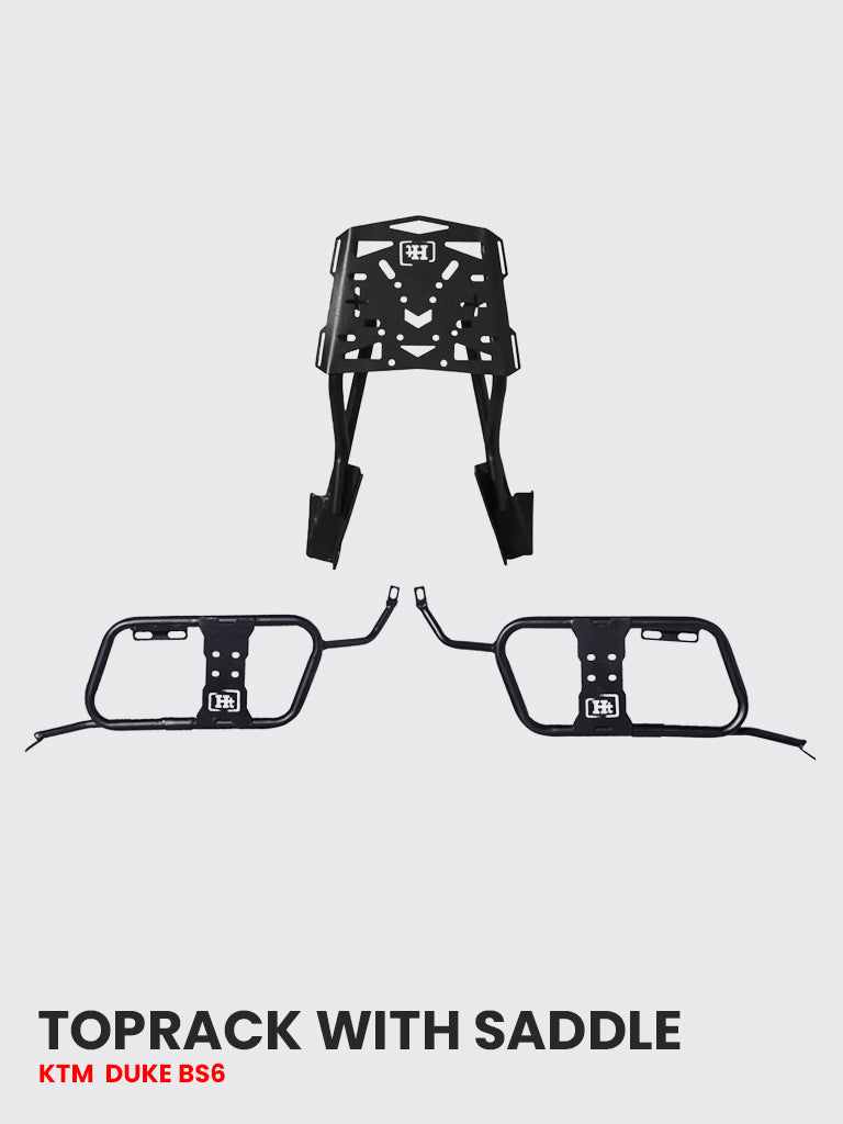 HT Duke 200 250&390 BS6 TOP RACK WITH SADDEL STAY Removable Seat Rest